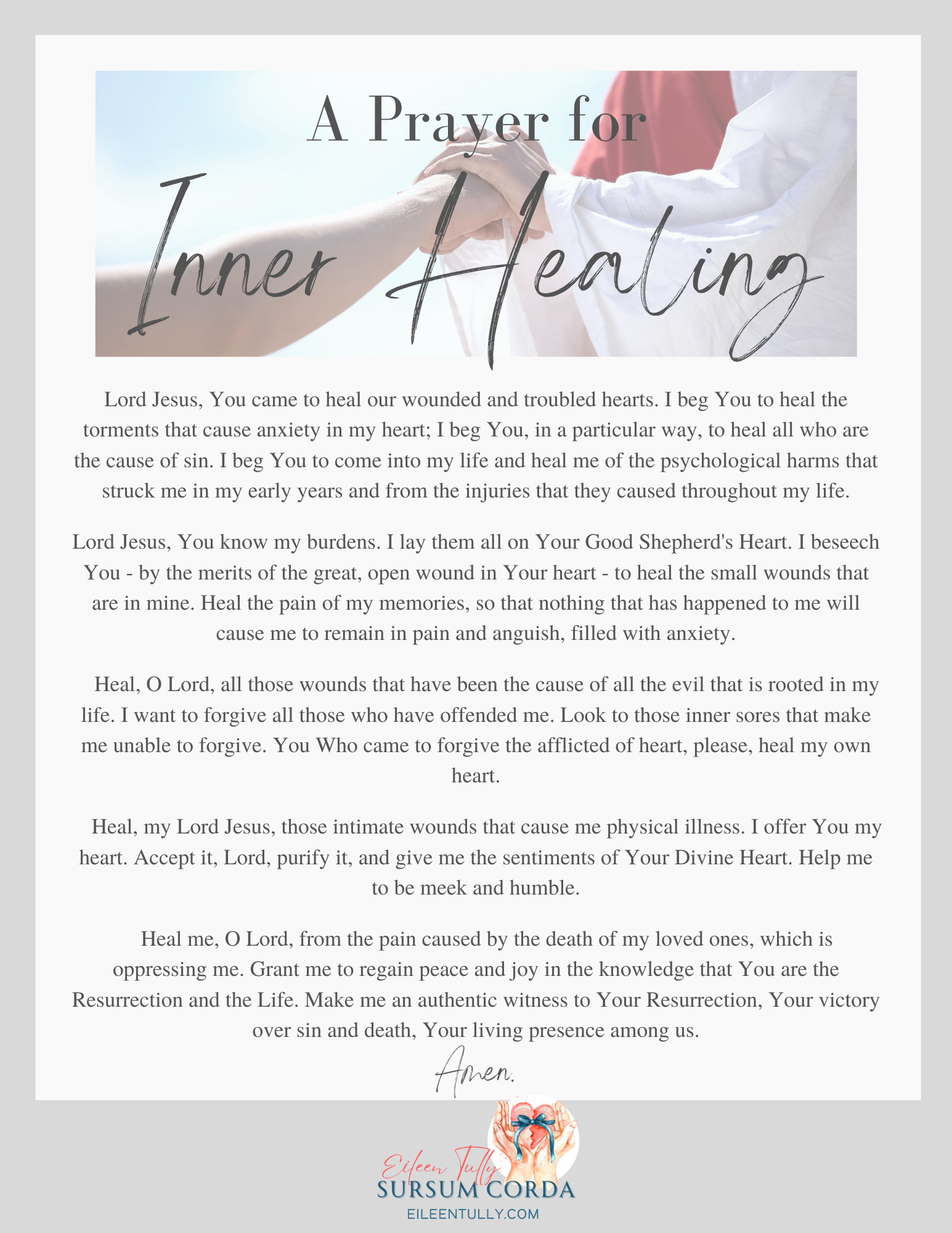 Prayer for Inner Healing